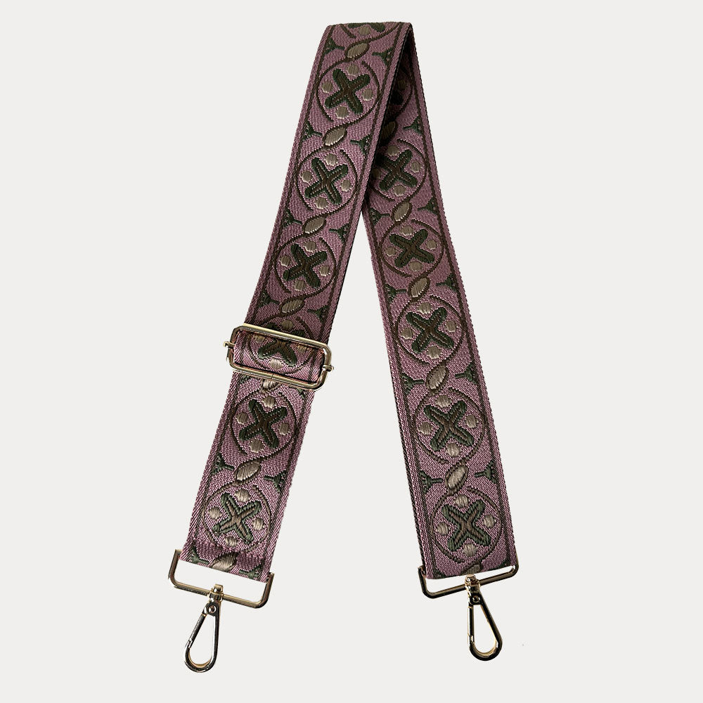 2" 'XO' Embroidered Bag Strap | Adjustable Crossbody Bag Strap – AHDORNED
